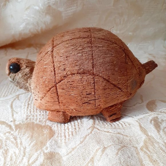 Hand Crafted | Accents | Hand Carved Turtle From Coconut | Poshmark